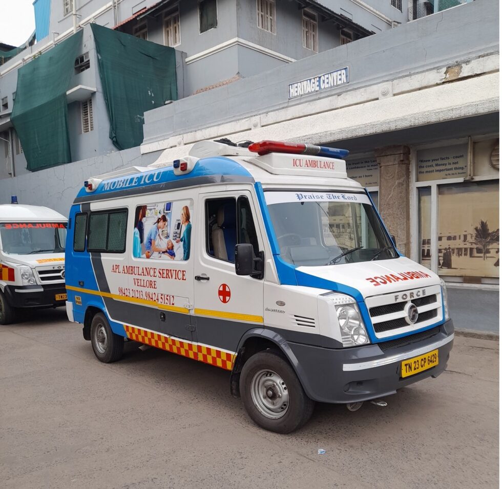 Ambulance service in New Delhi, India